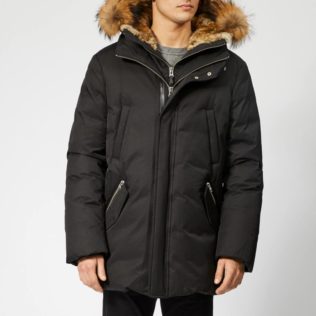 Men’s Black Parka with Fur Hoodie – The Streets | Fashion and Music