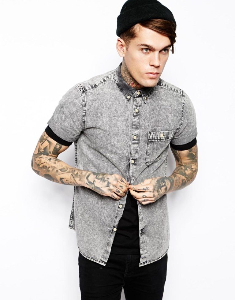 Acid Washed Denim Shirt For Summer – The Streets | Fashion and Music